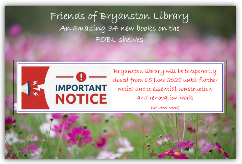 Friends Of Bryanston Library – Serving the community