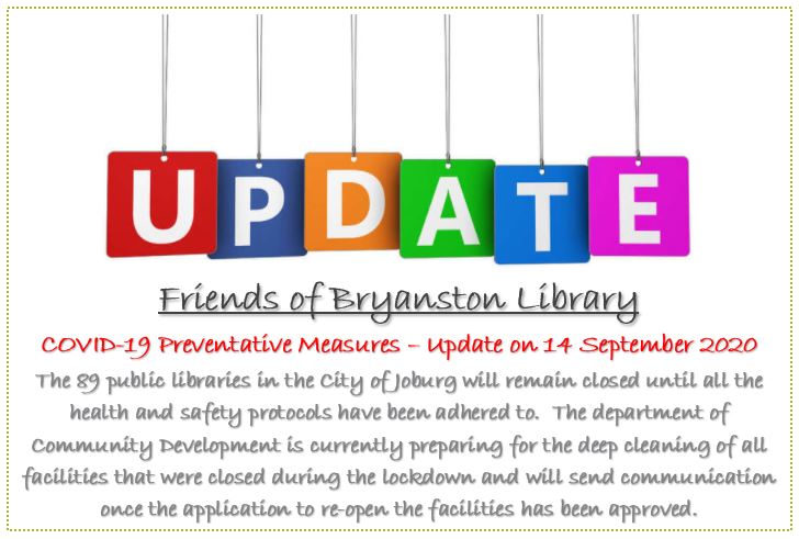 Home - Friends Of Bryanston Library
